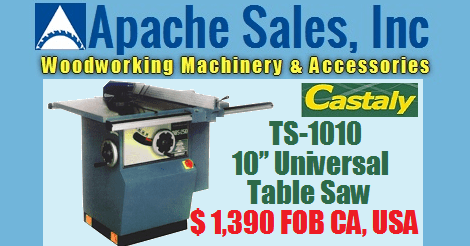 Table Saws - Castaly - Apache Sales, Inc.